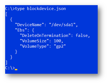 Create Storage Config File